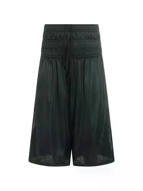 AWGE Mesh Shorts With Logo Patch - Black