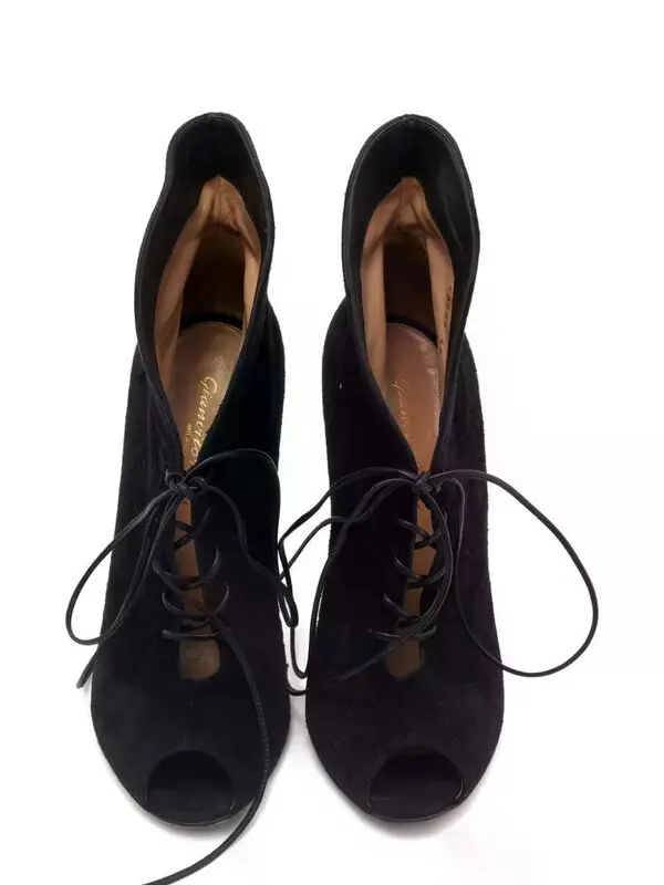 GIANVITO ROSSI Jane Heeled Ankle Boots