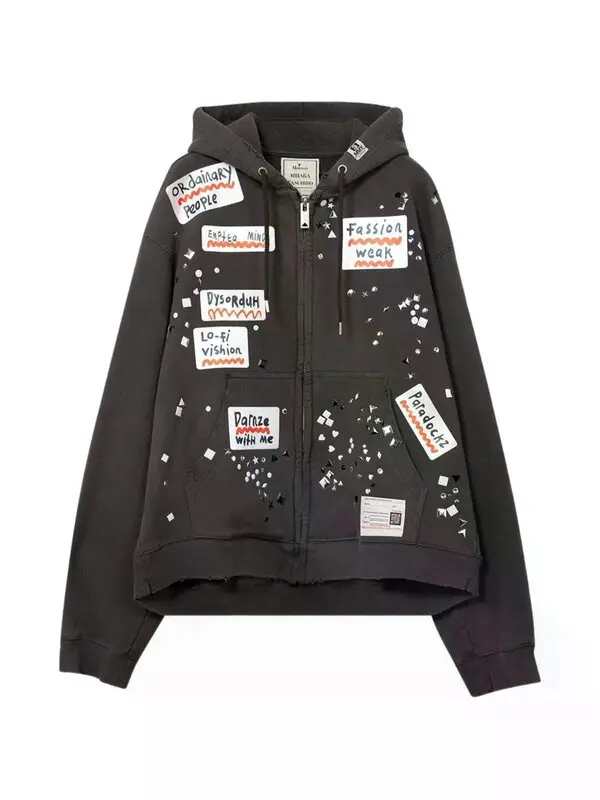 Mihara Yasuhiro Distressed Detail Hoodie