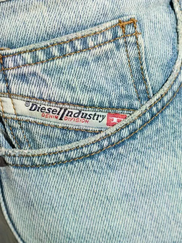 DIESEL® D-macs Faded Effect Jeans