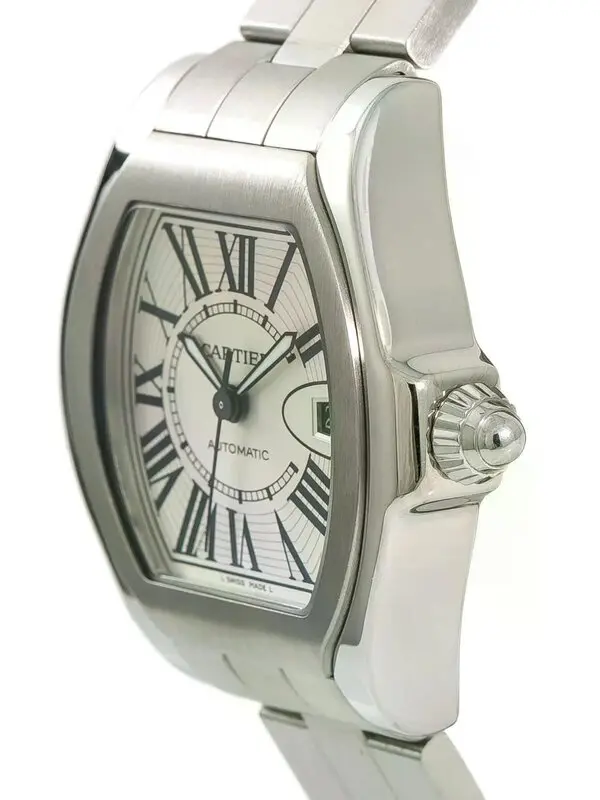 Cartier Roadster Watch With Dial And Roman Numerals