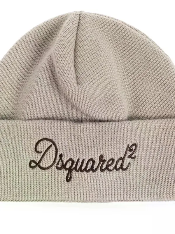 Dsquared2 Logo Embroidered Beanie Hat