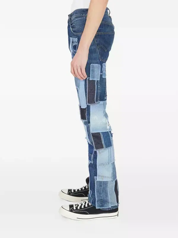 DRX FARMAXY FOR LN-CC Patchwork Construction Jeans