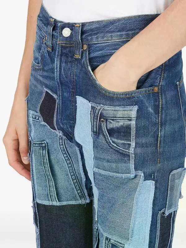 DRX FARMAXY FOR LN-CC Patchwork Construction Jeans