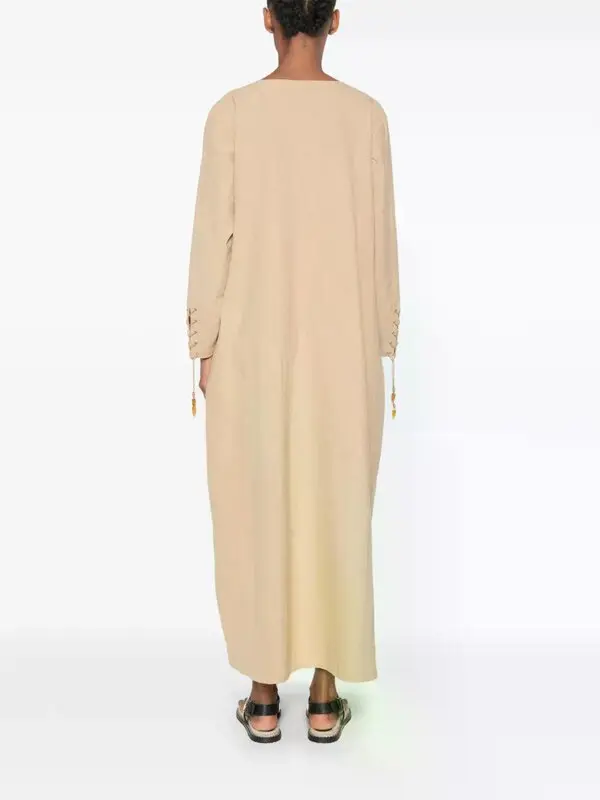 Tory Burch Lace-up Maxi Dress