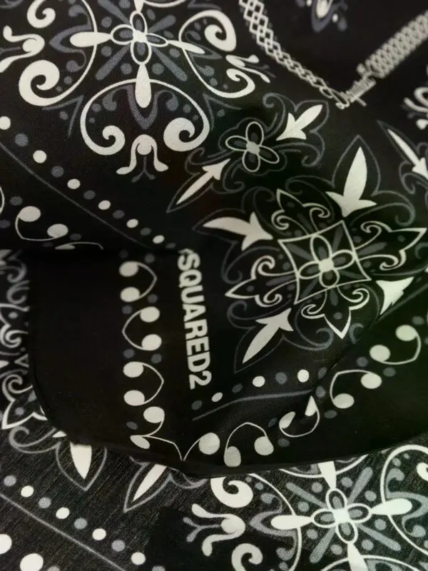 Dsquared2 Baroque-print Scarf
