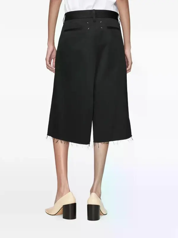 MAISON MARGIELA Raw Hem Wrap Shorts