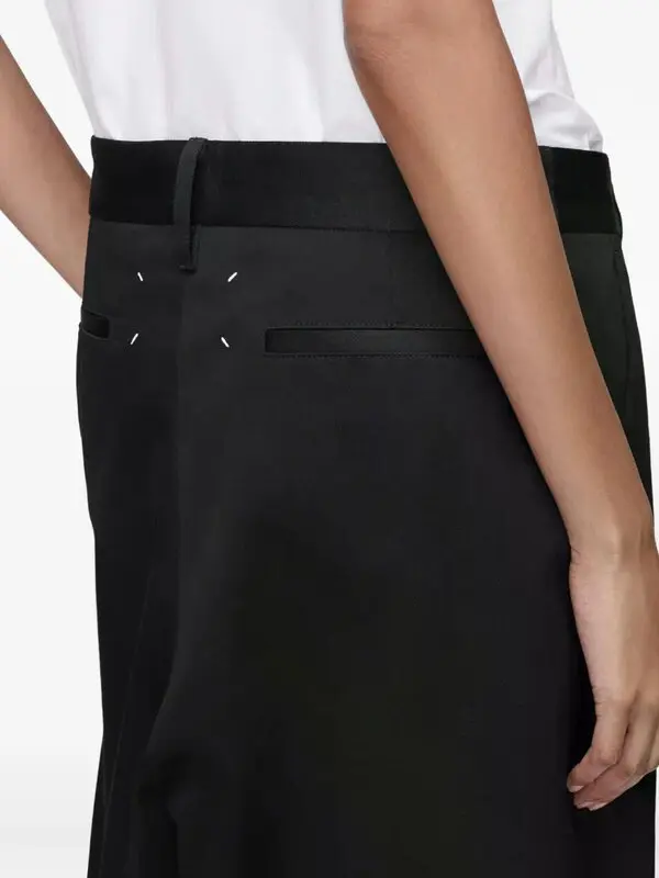 MAISON MARGIELA Raw Hem Wrap Shorts