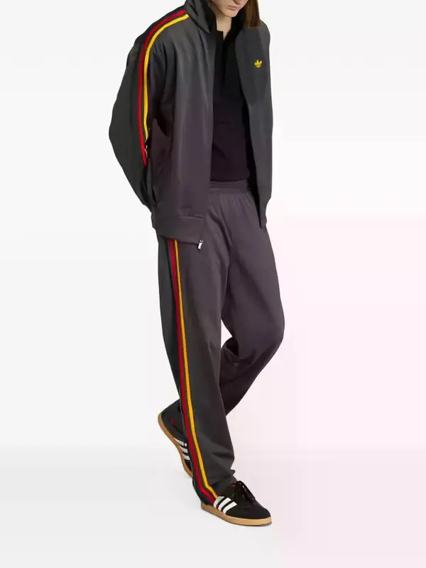 Adidas Firebird Side-stripe Track Pants - Grey