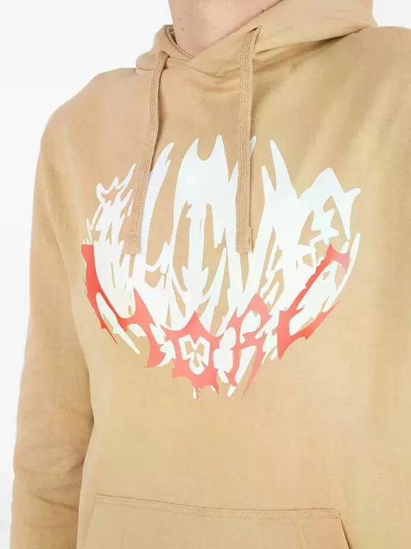 ALIVE & MORE Graphic Print Drawstring Hoodie