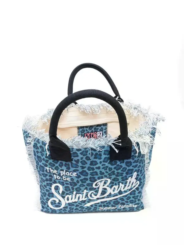 MC2 SAINT BARTH Vanity Leopard-print Tote Bag