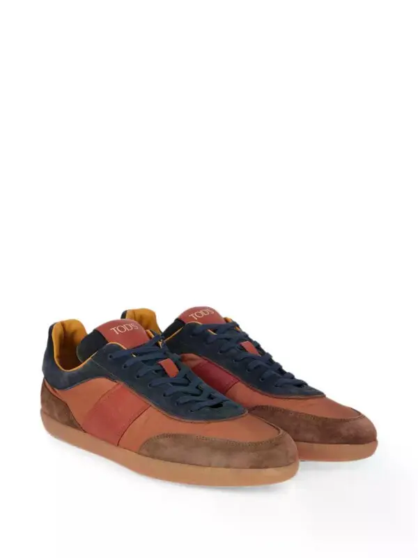 TOD'S Gommino Detail Suede Panelled Sneakers