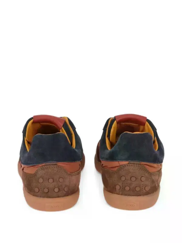 TOD'S Gommino Detail Suede Panelled Sneakers