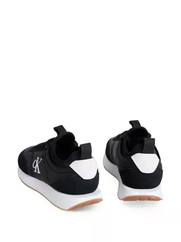 Calvin Klein Print Panelled Low-top Sneakers