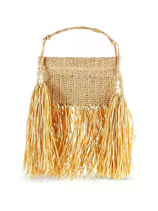 Patrizia Pepe Fringed Shoulder Bag