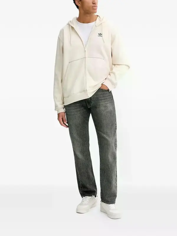 Adidas Contrast Stitch Zip-up Hoodie