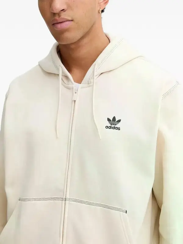 Adidas Contrast Stitch Zip-up Hoodie