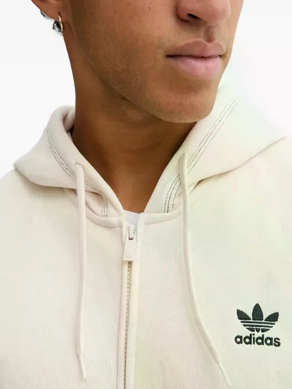 Adidas Contrast Stitch Zip-up Hoodie