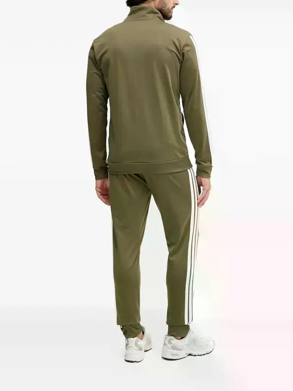Adidas Essentials Logo-print Zip-up Tracksuit