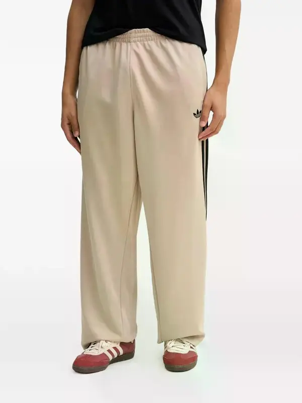 Adidas Adicolor Loose Logo-embroidered Side-stripe Track Pants