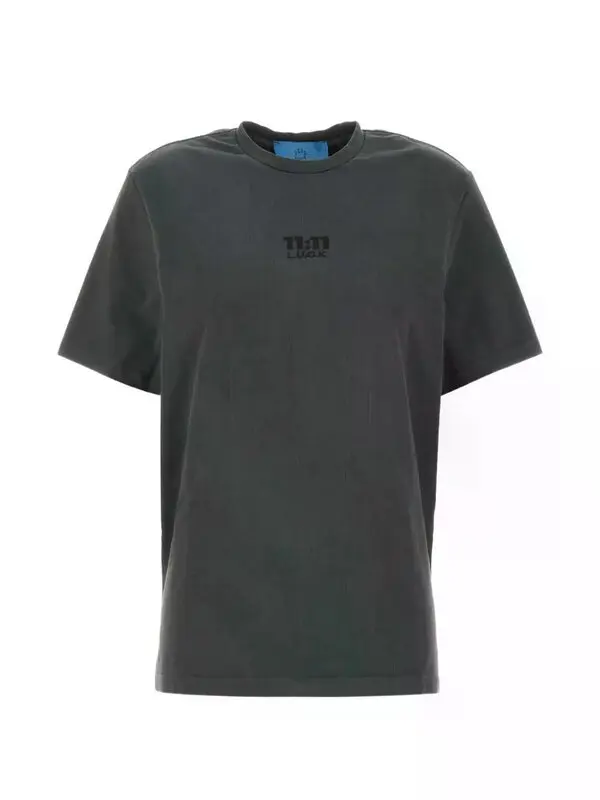 11 11 L.U.C.K. Logo Print T-shirt