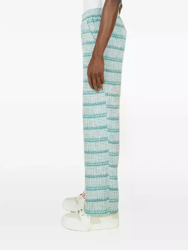 (DI)VISION Di:vision Check-pattern Contrasting Panel Trousers