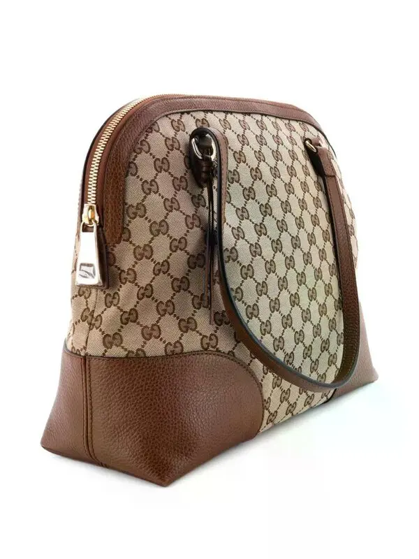 Gucci Gg Canvas Leather Dome Satchel