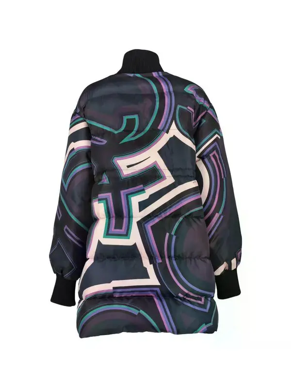 Emilio Pucci Geometric Print Padded Coat