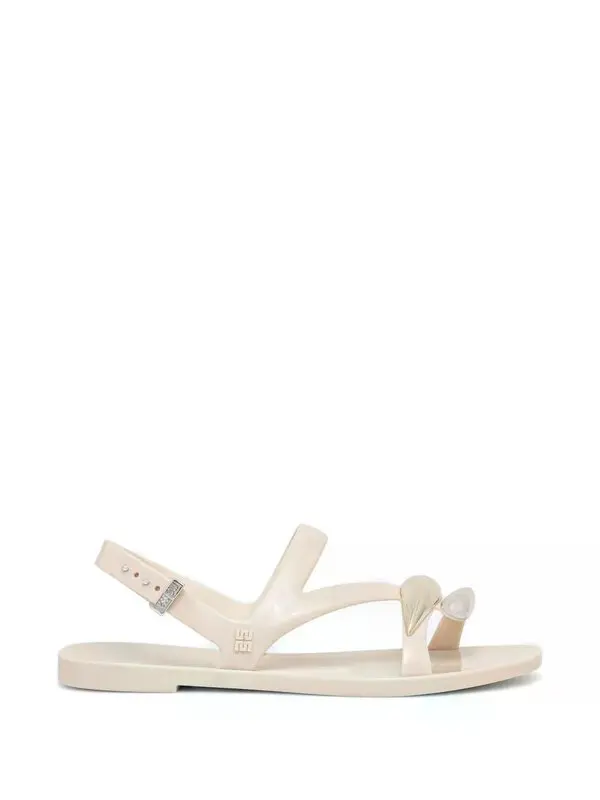 Melissa Embellished Buckled Slingback Sandals