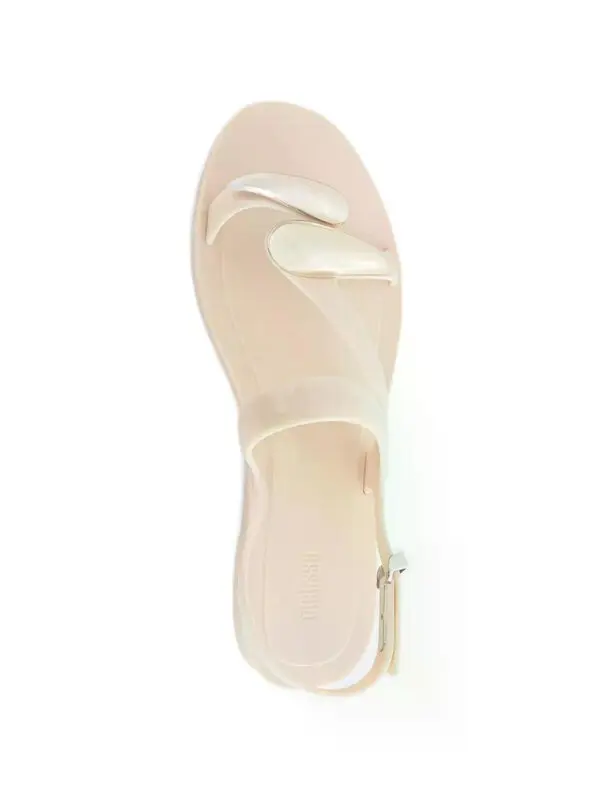 Melissa Embellished Buckled Slingback Sandals