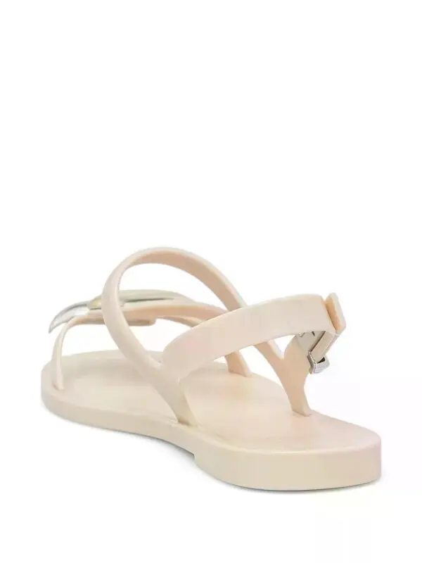 Melissa Embellished Buckled Slingback Sandals