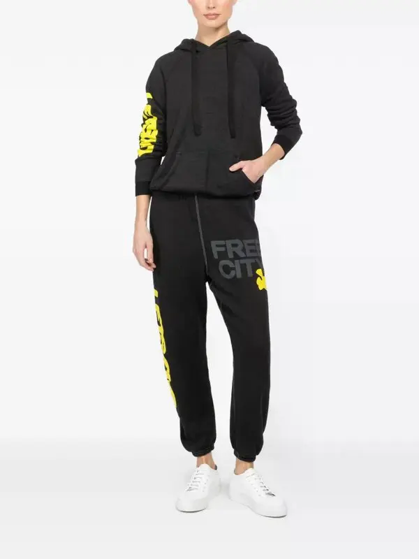 FREECITY Graphic Print Hoodie