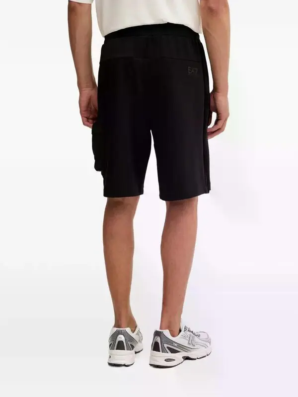 EA7 Logo-patch Bermuda Shorts