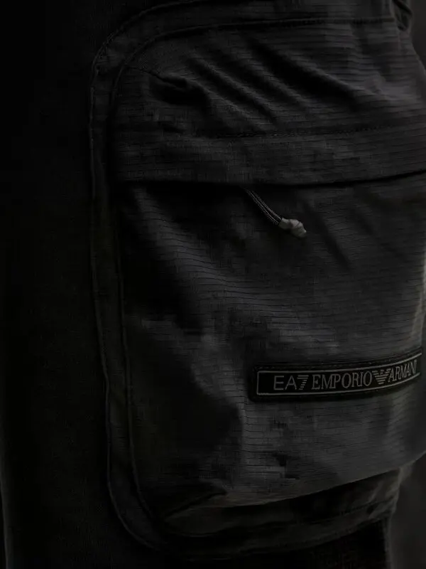 EA7 Logo-patch Bermuda Shorts