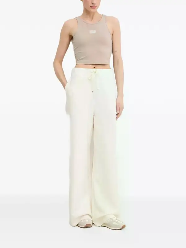 EA7 Logo Series Cropped Tank Top - Neutrals