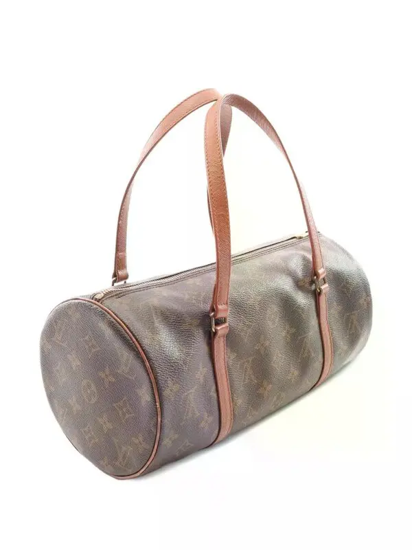 LOUIS VUITTON Monogram Papillon 30 Tote Bag - Brown