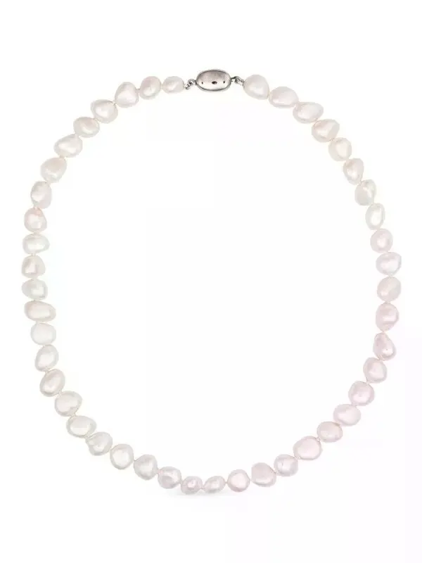 BAGGINS Pearl Embellished Necklace - White