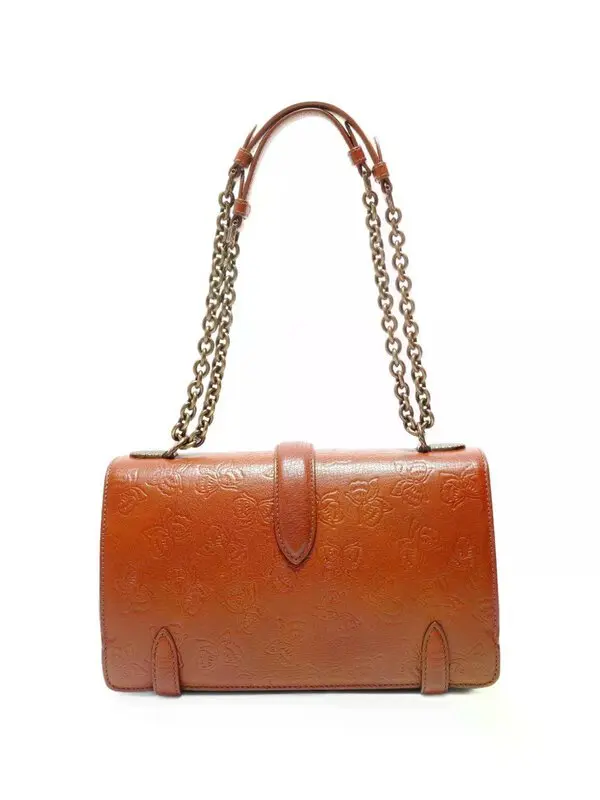 Bottega Veneta 2016-2017 Butterfly-embossed Shoulder Bag