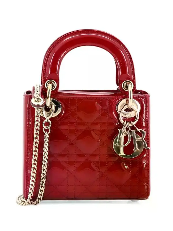 Dior Lady Chain Bag - Red