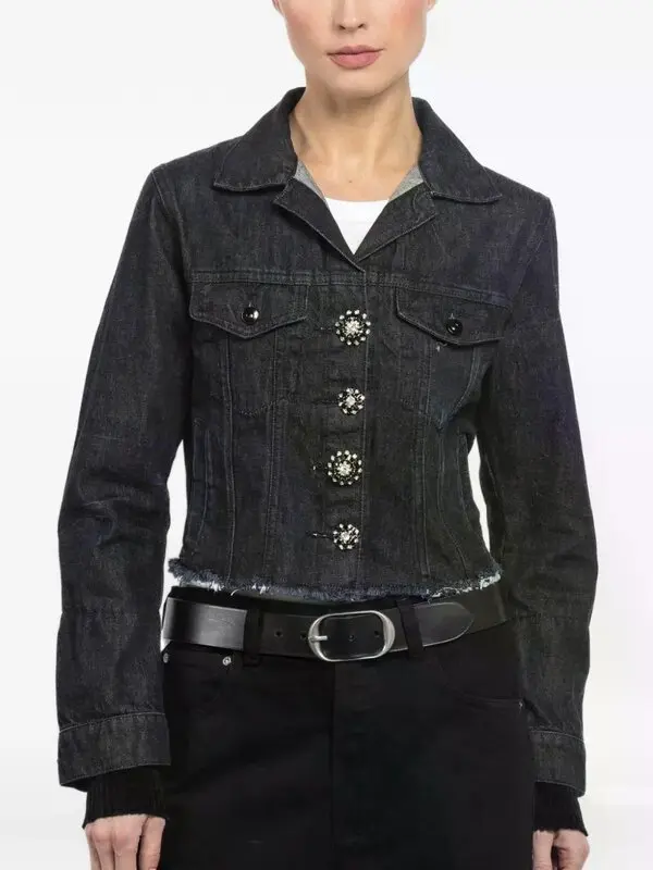 MAURIZIO MASSIMINO Embellished Button Jacket
