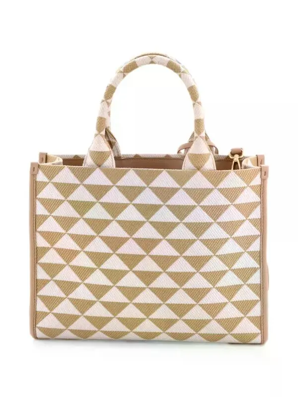 Prada Jacquard Small Tote Bag