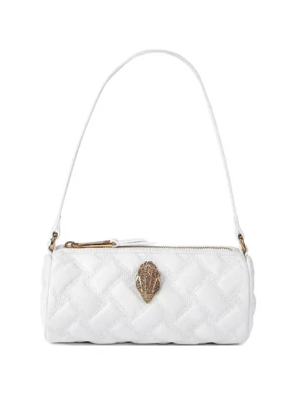 Kurt Geiger Small Kensington Quilted Leather Tote Bag - White