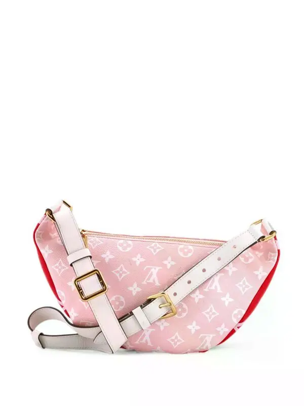 LOUIS VUITTON Limited Edition Colored Monogram Giant Belt Bag - Pink