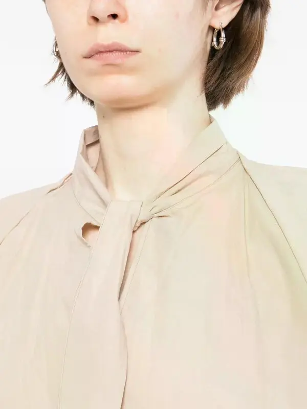 LEMAIRE Long-sleeve Blouse With Scarf Detail