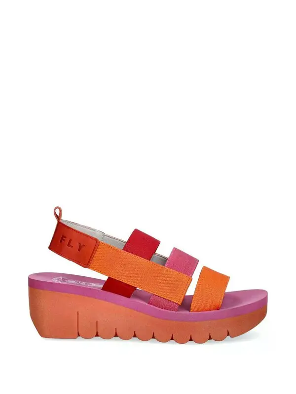 Fly London Multi-strap Platform Sandals