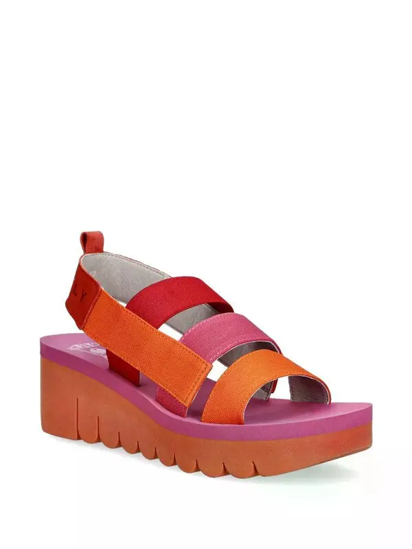 Fly London Multi-strap Platform Sandals