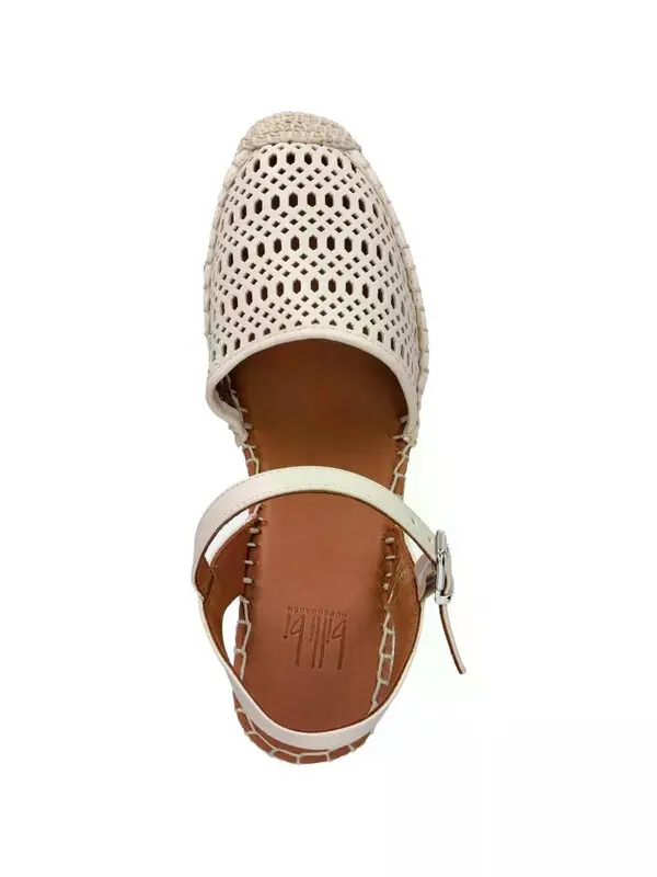 BILLI BI Perforated Wedge Espadrilles