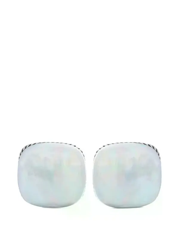 David Yurman Streamline Mother Of Pearl Cufflinks - Silver