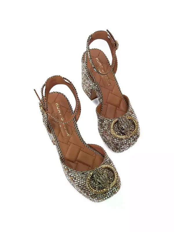 Kurt Geiger Chelsea Crystal-embellished Platform Sandals