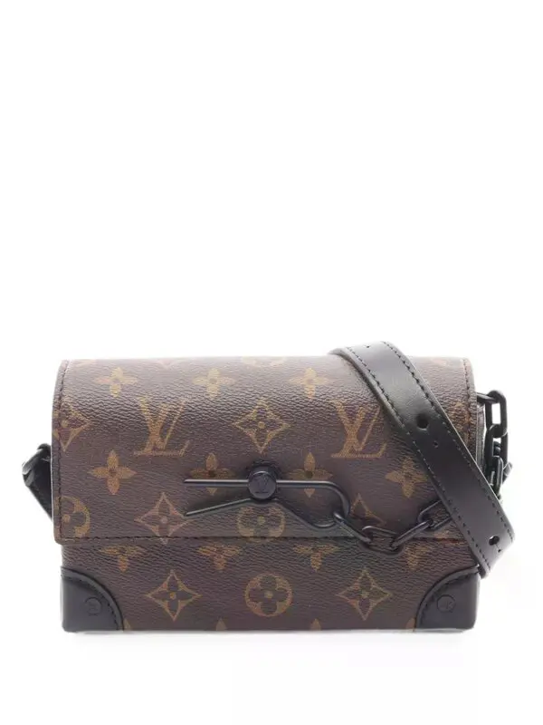 LOUIS VUITTON Steamer Monogram Macassar Shoulder Bag